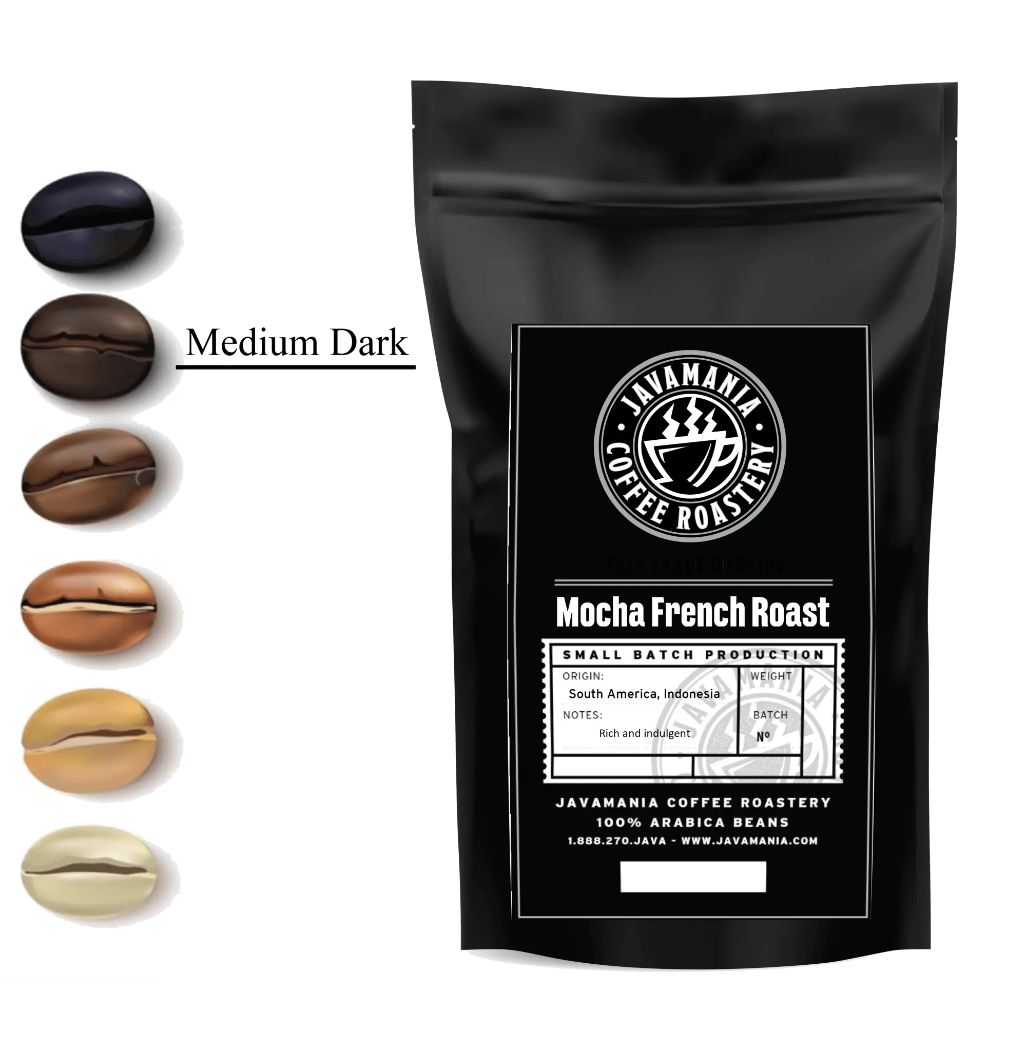 Mocha French Roast Coffee - JavaMania